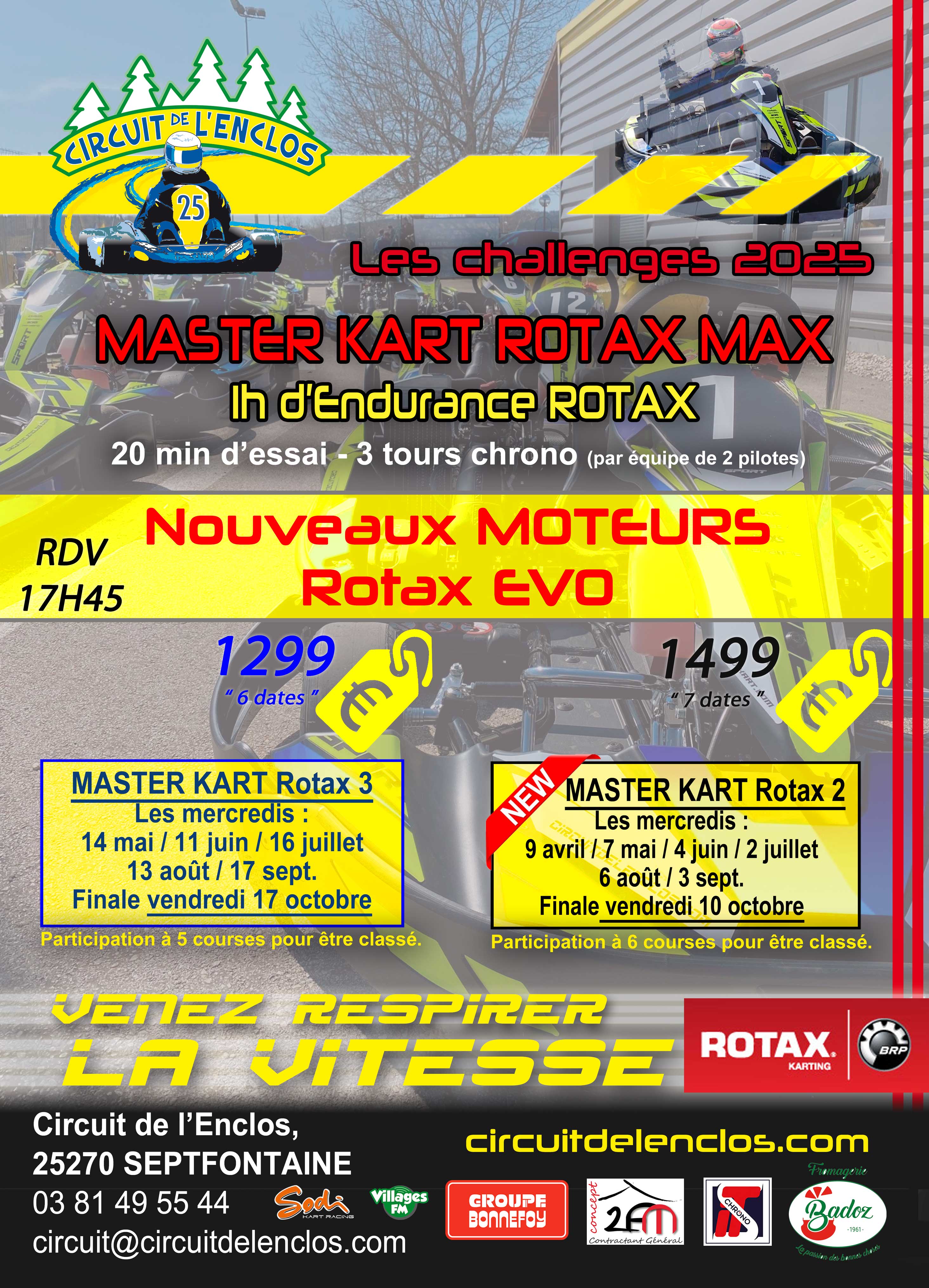 Karting - Challenge master kart rotax max